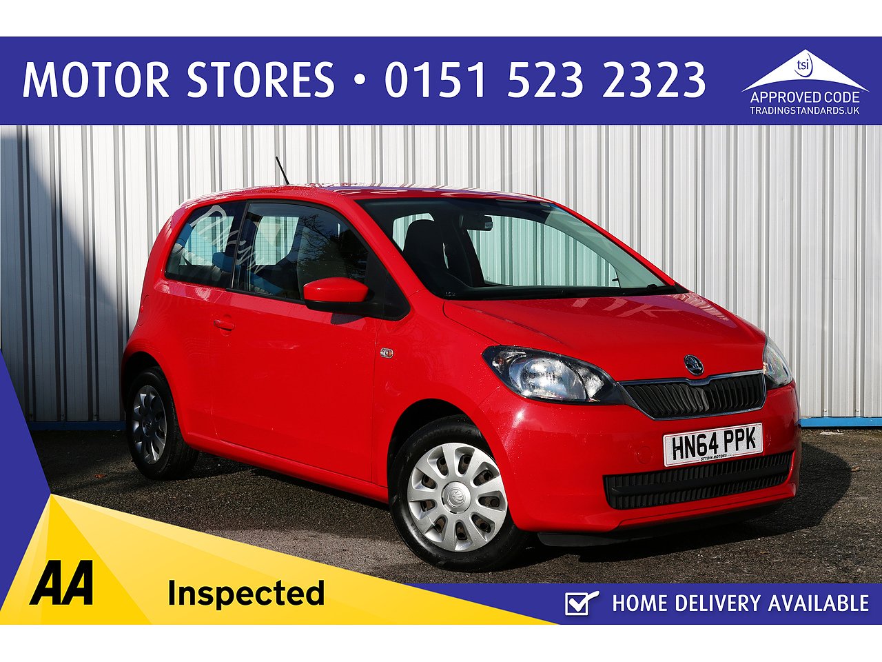 Used 2014 Skoda Citigo MPI SE For Sale in Merseyside (U2879) | Motor Stores
