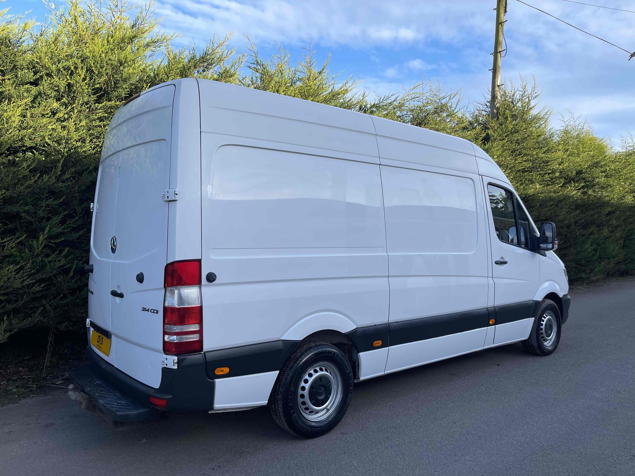 Used 2017 Mercedes-Benz Sprinter 2.1 314 CDI MWB PANEL VAN WHITE CAMPER ...