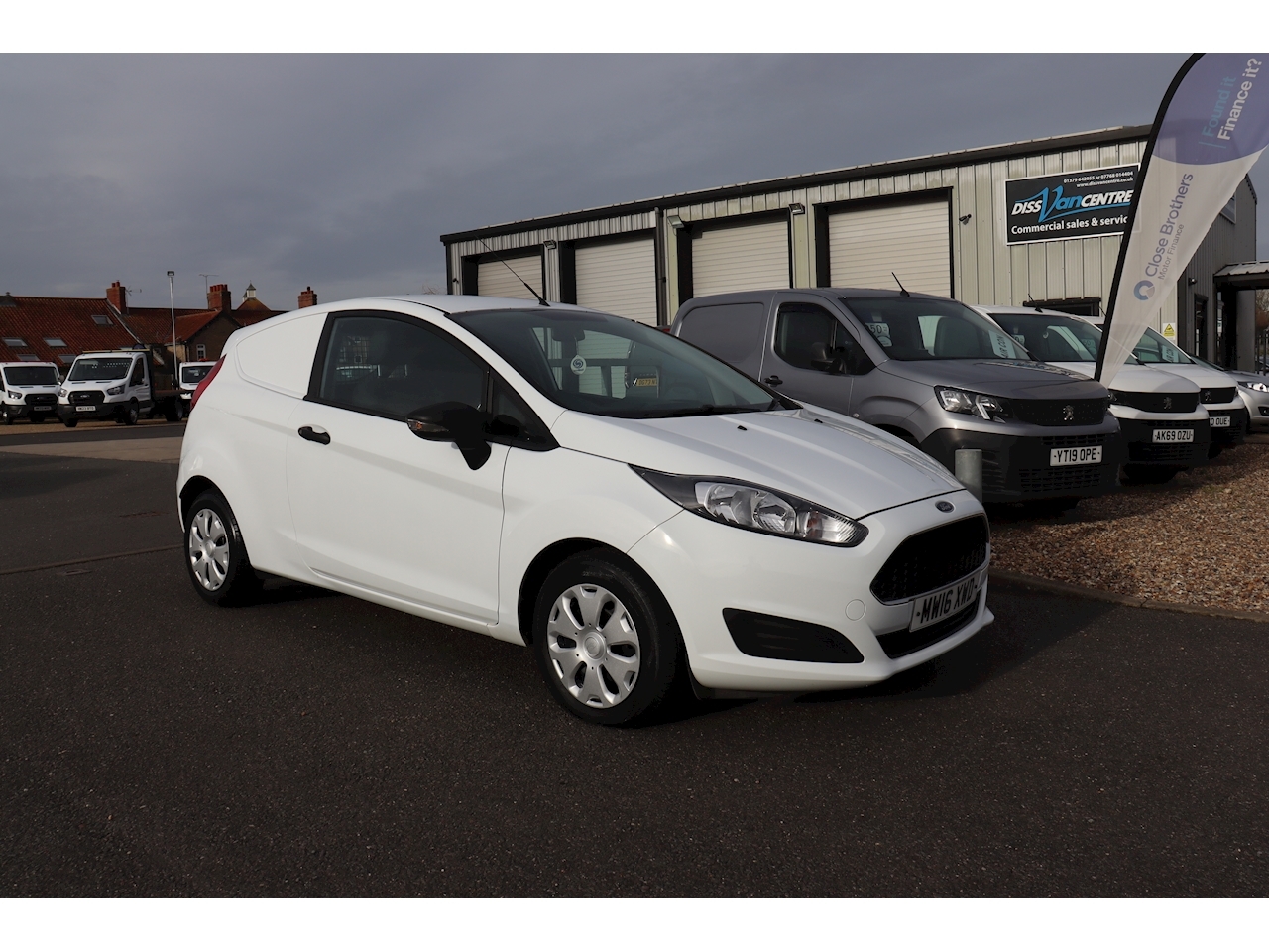 Used 2016 Ford Fiesta Van TDCi ECOnetic For Sale (U1324) | Diss Van Centre