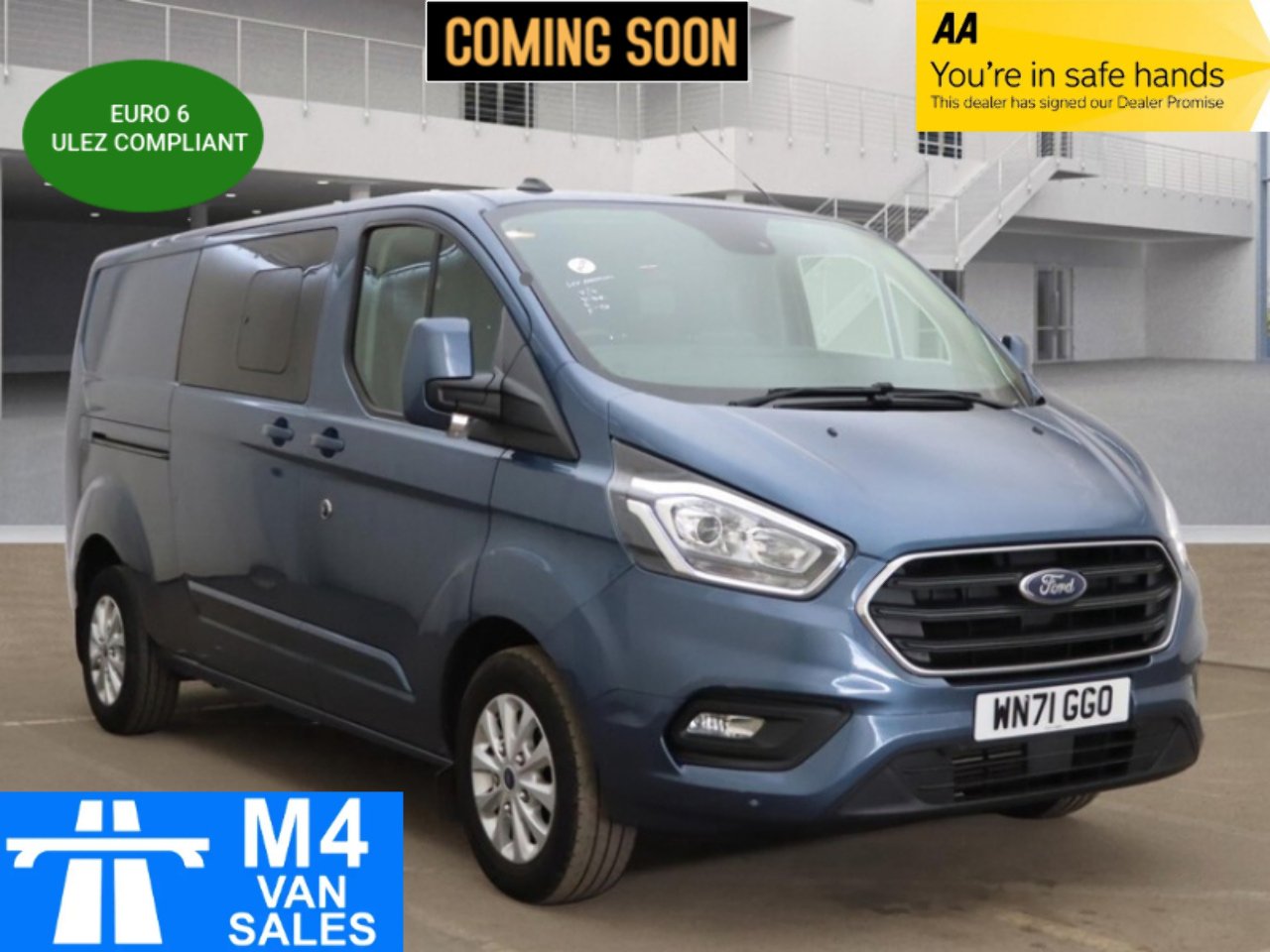 Used 2021 Ford Transit Custom 320 EcoBlue Limited LWB L/R Crewcab Euro ...