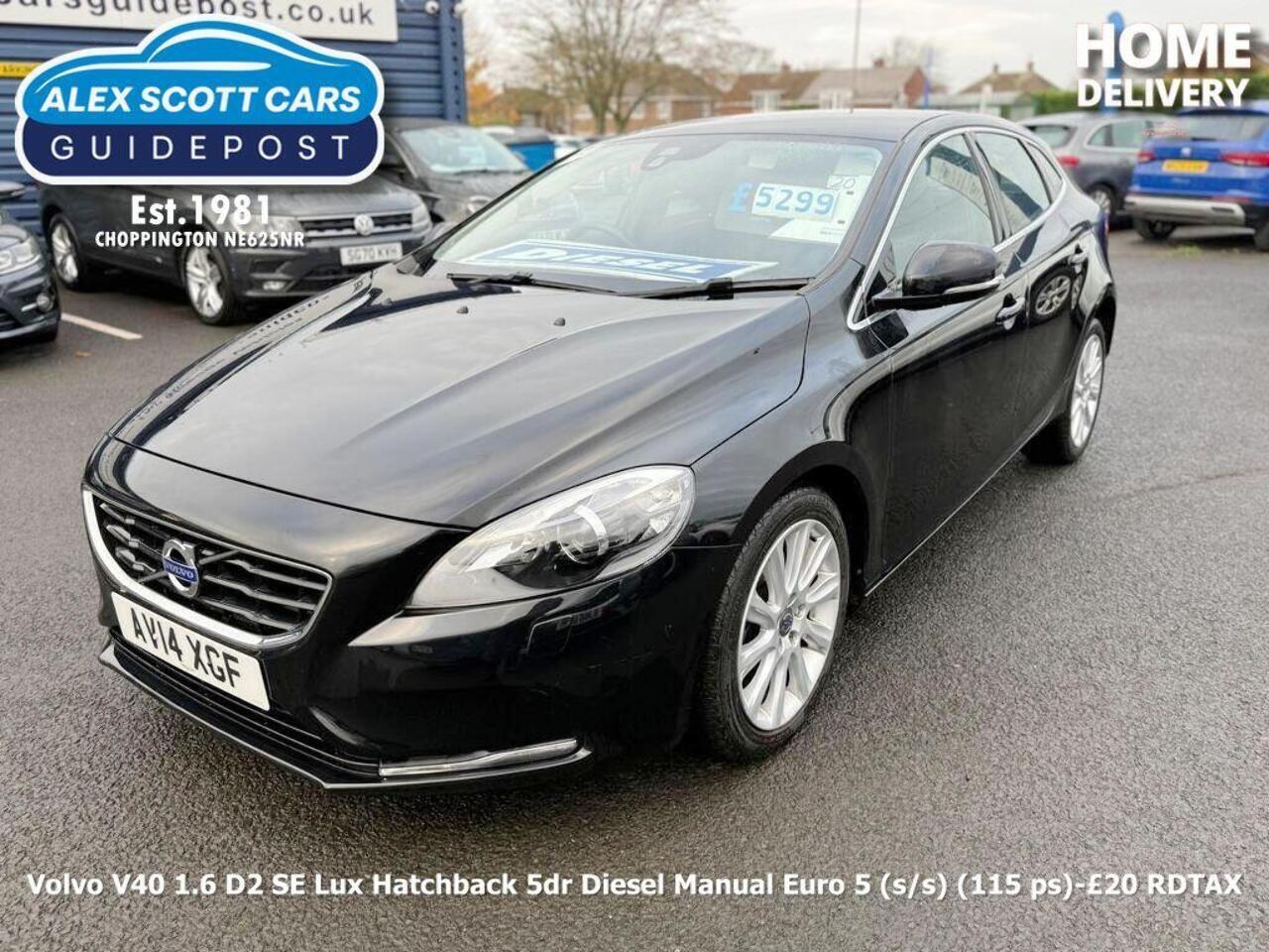Used 2014 Volvo V40 1.6 D2 SE Lux Hatchback 5dr Diesel Manual Euro 5 (s ...