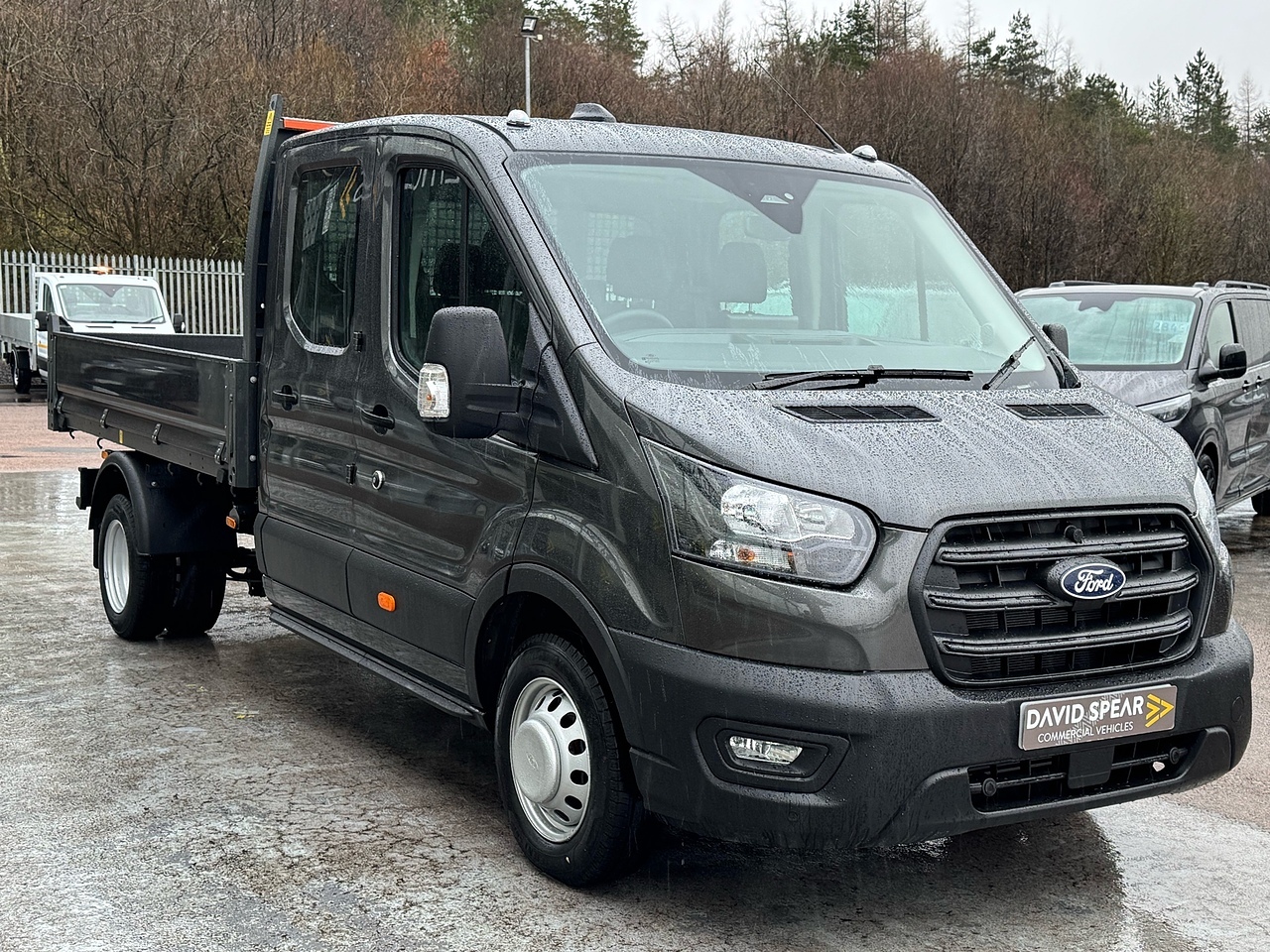 New 2025 Ford Transit TDCI 163ps 350 7 Seat Double Cab 1-Way Tipper DRW ...