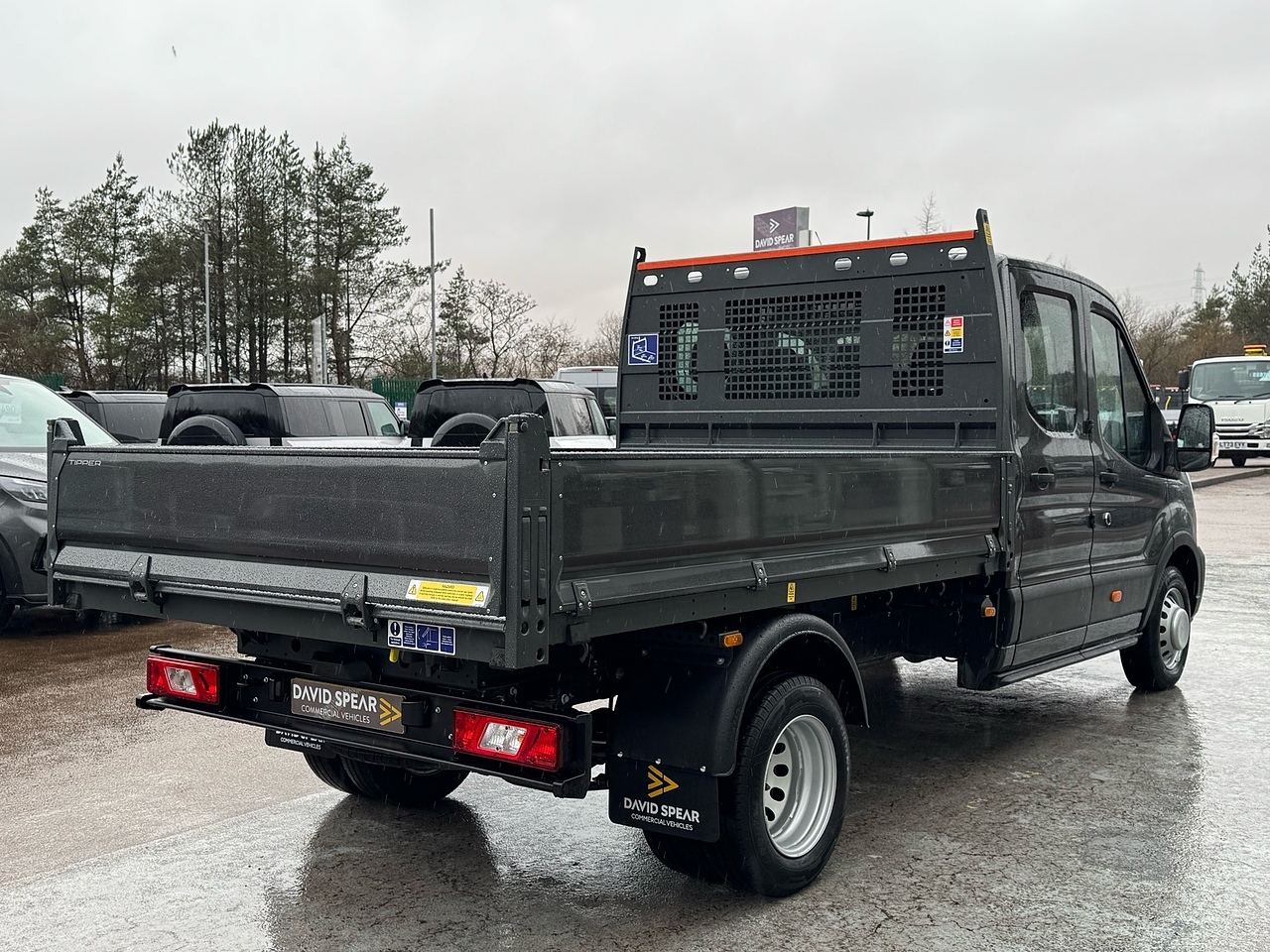 New 2025 Ford Transit TDCI 163ps 350 7 Seat Double Cab 1-Way Tipper DRW ...