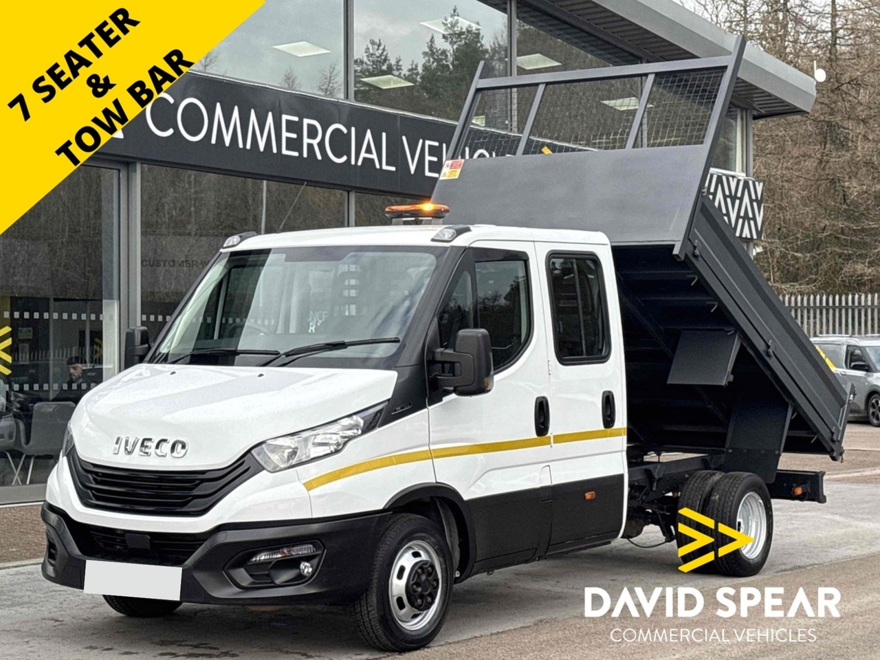 Used 2022 Iveco Daily HPI 136ps 35/C/14 7 Seat Double Cab Steel Tipper ...