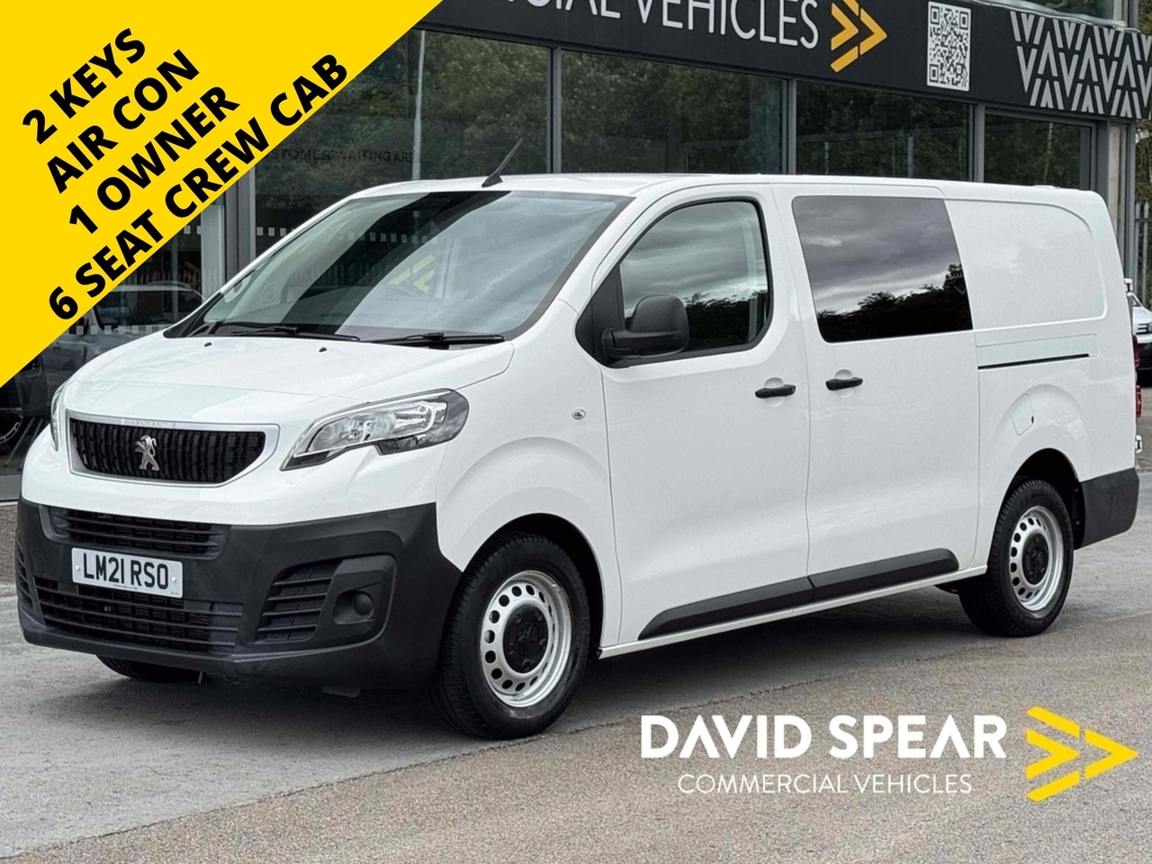 Used 2021 Peugeot Expert Hdi 120ps 1400 Professional 6 Seat LWB Euro 6 ...