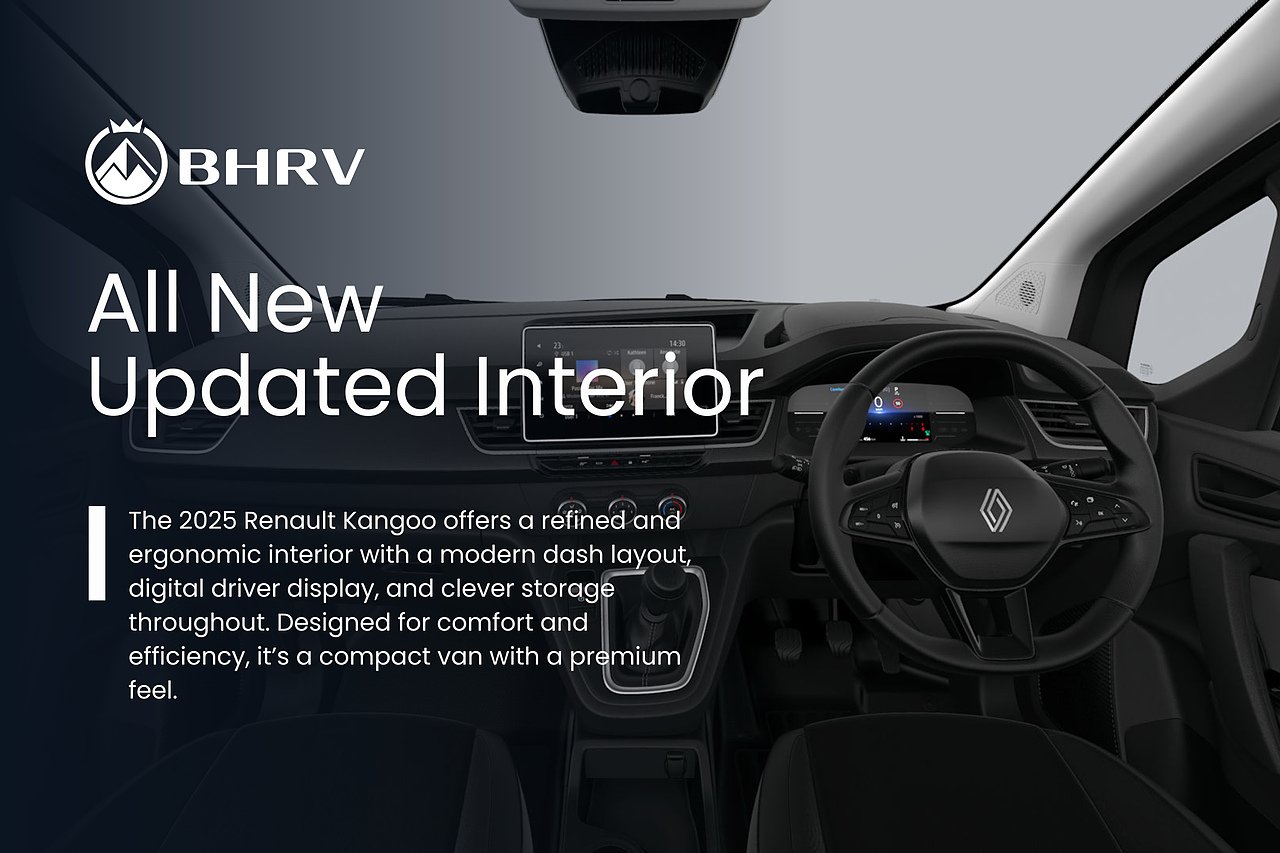 New 2025 Renault Kangoo ML19 Blue DCI 95 Advance Refrigerated Van For ...