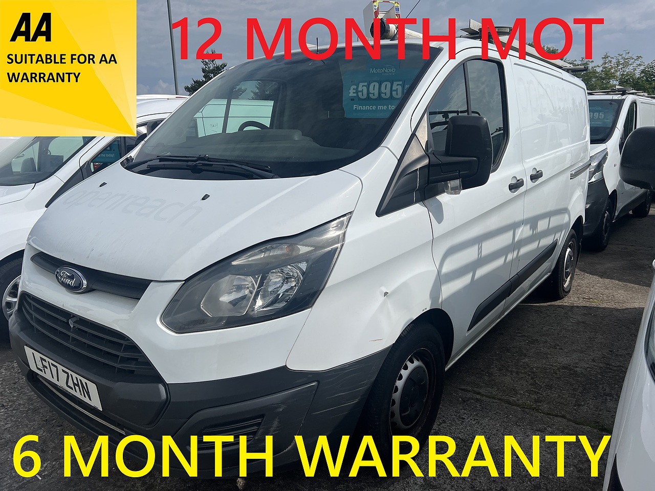 Used 2017 Ford Transit Custom TDCi 310 For Sale (U1360) | Falkirk Van Sales