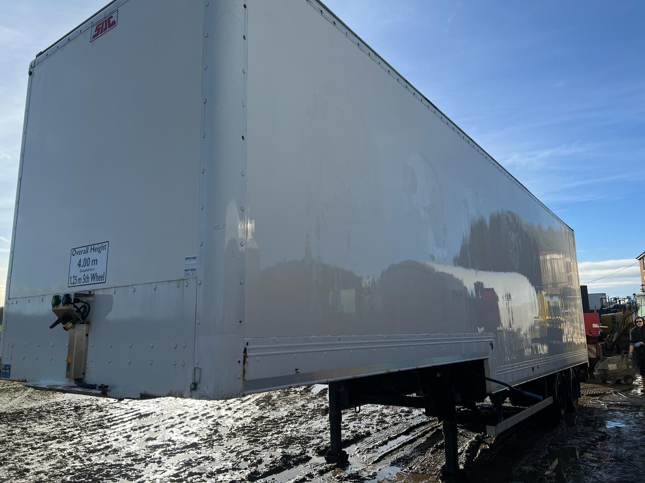 Used 2012 SDC 11.3m Step Frame Tandem Box Trailer For Sale in ...