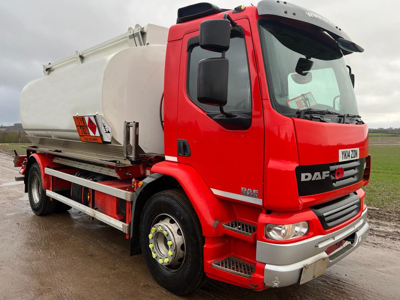 Used 2014 DAF 55 220 13,000 Litre Fuel Tanker For Sale in ...