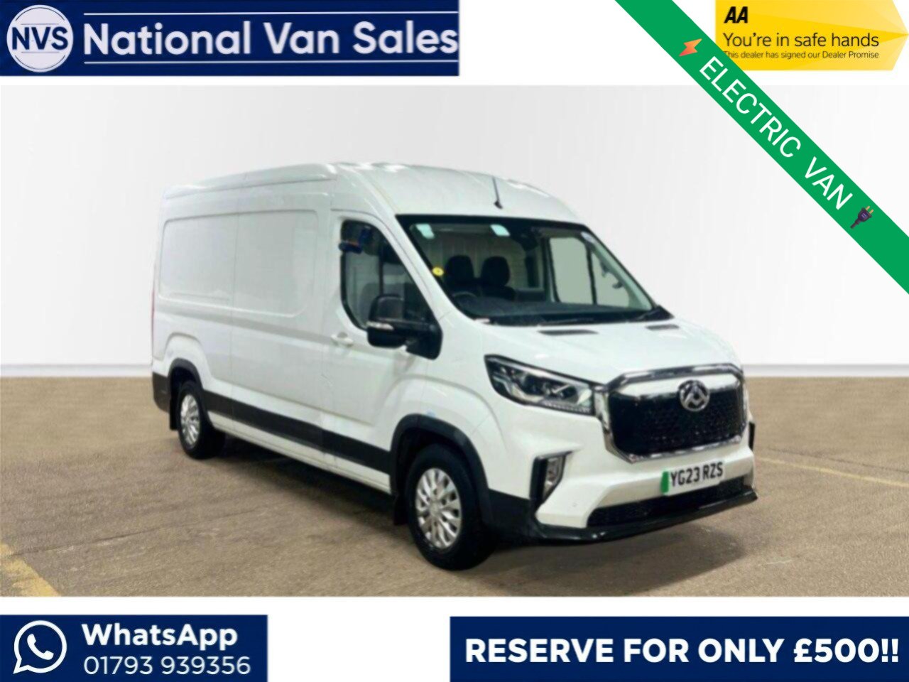 Used 2023 MAXUS eDeliver 9 eDeliver 9 Panel Van Automatic Electric For ...