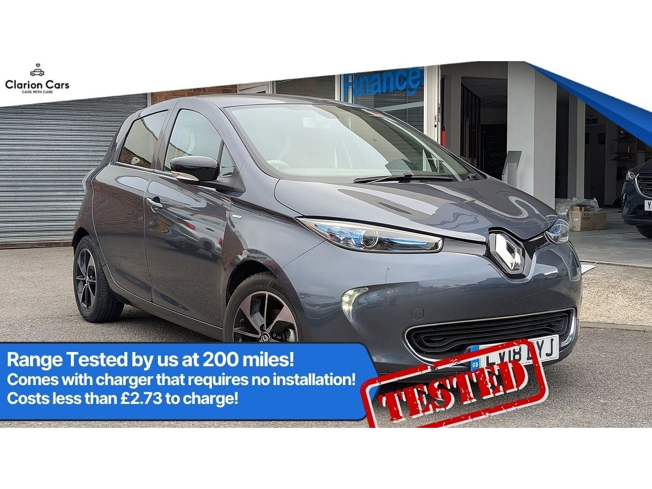 Used 2018 Renault Zoe I Signature Nav 0.0 5dr Hatchback Automatic ...